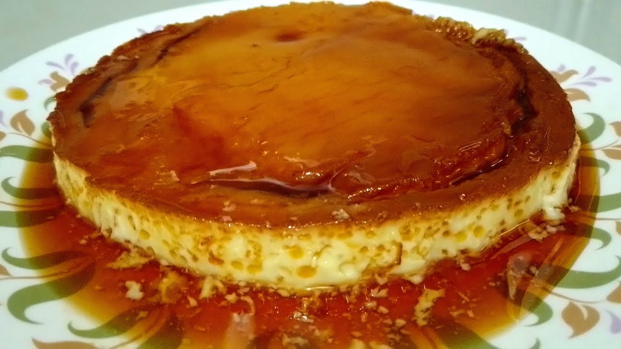 Super Juicy Caramel Pudding recipe/NO OVEN!/4 ingredients only ...