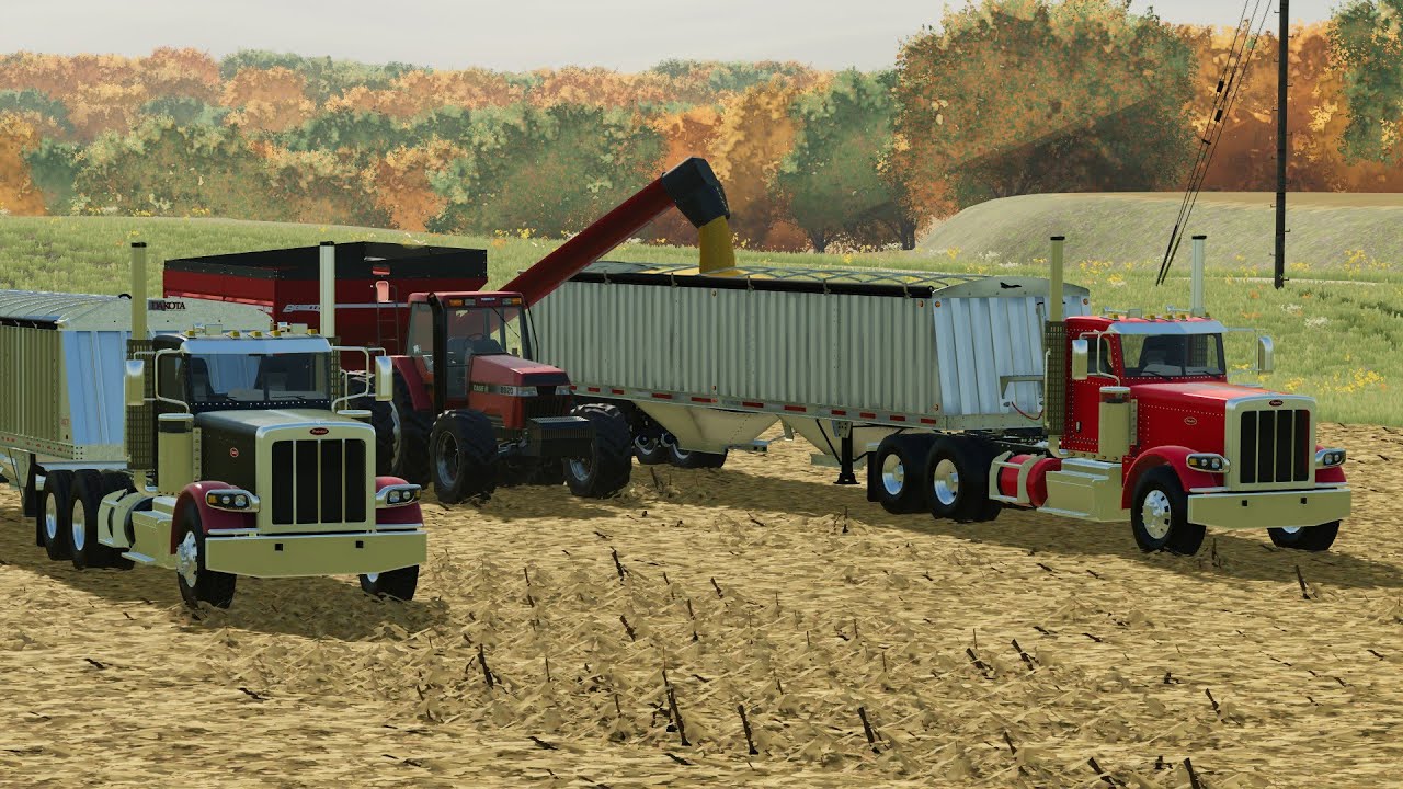 Late Night Harvest Stream! | 1990's Dairy Farm - YouTube