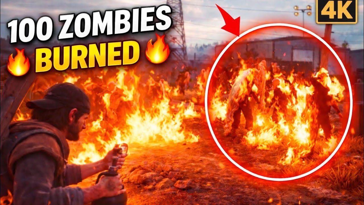 I Burned 100 Freakers Alive in Days Gone!🔥🔥💀💀 - YouTube