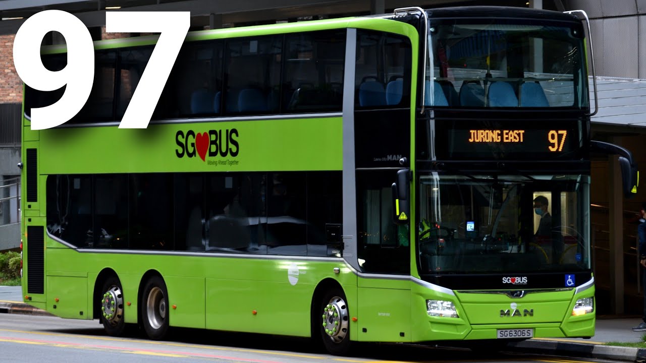 Tower Transit Bus Service 97 [MAN ND323F (3-Door) Joyride] - YouTube