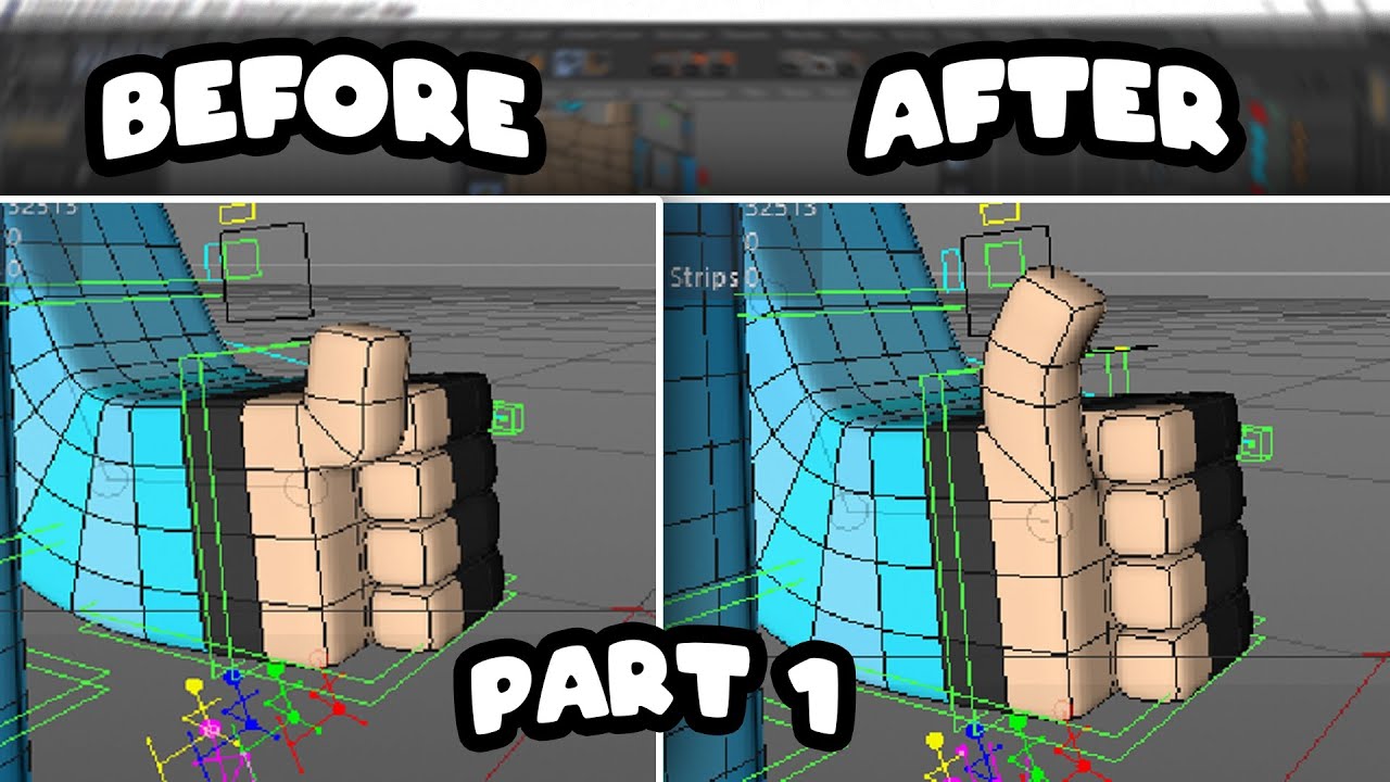 finger speed rigging [modulated] - Morphing ("Part 1") - YouTube