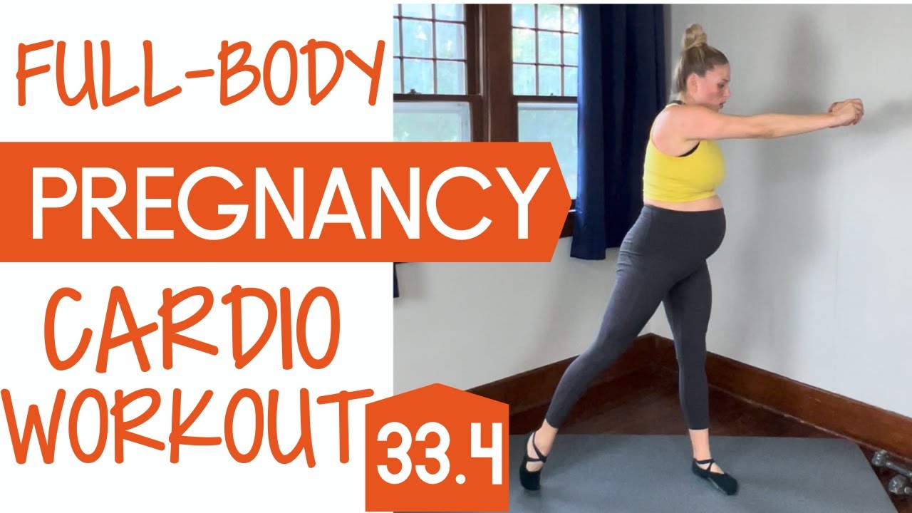 Pregnancy Full Body Workout 3rd Trimester ~ Week 33 Workout 4 - YouTube