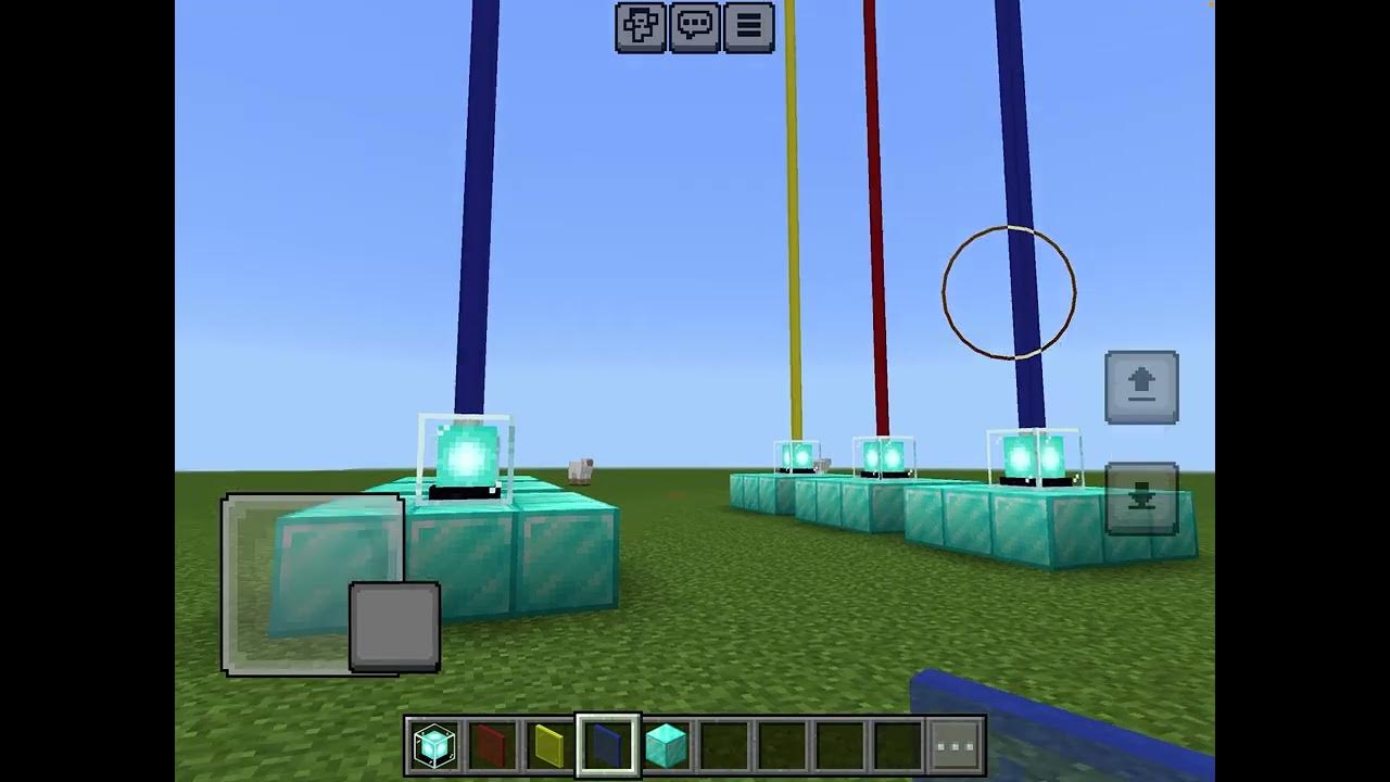 How to make colourful beacons in Minecraft - YouTube