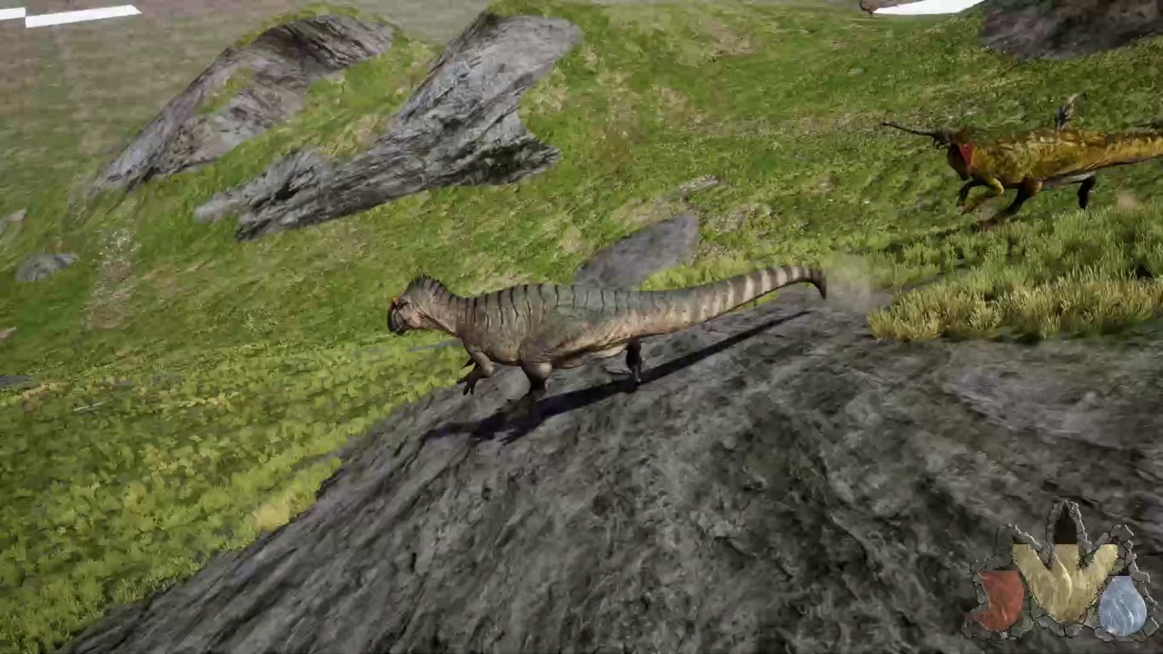 The Isle - Realism - Hunting an Acro w/ a 5 pack of Allos - YouTube