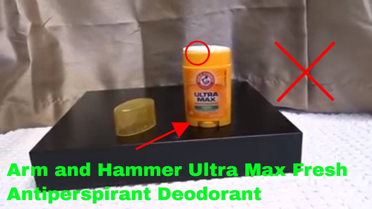 How To Use Arm and Hammer Ultra Max Fresh Antiperspirant Deodorant ...