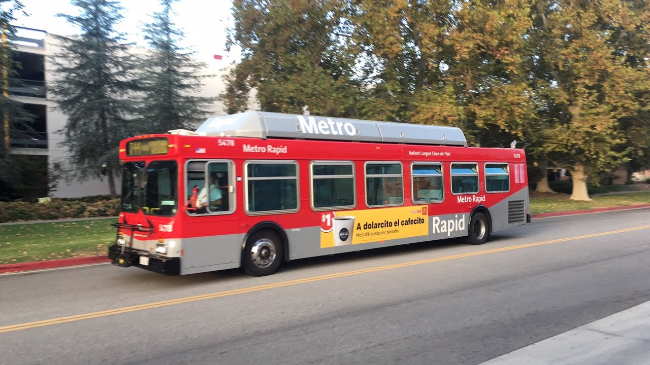 Los Angeles Metro 2001 New Flyer C40LF #5478 - YouTube