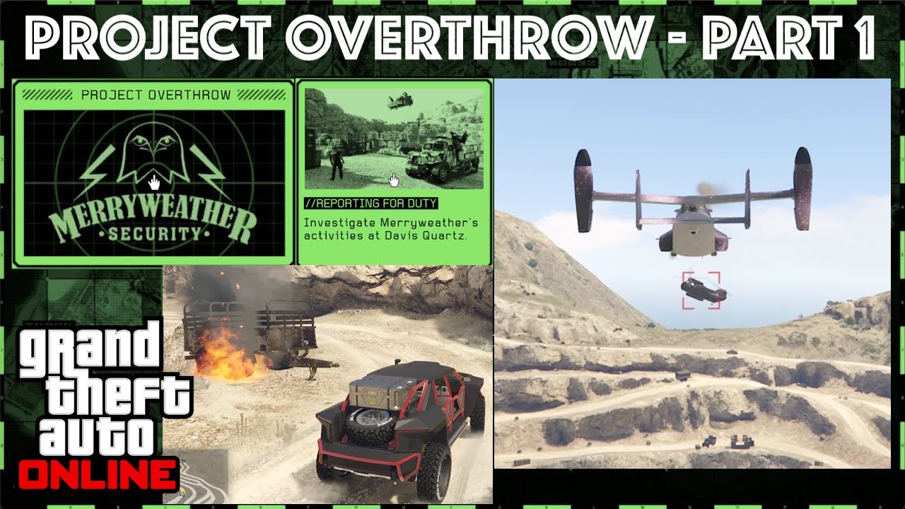 Project Overthrow - Part 1 - Reporting for duty (GTA Online) - YouTube