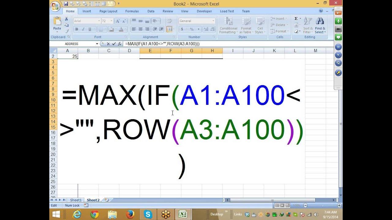 Advanced Excel Training Center Call 8802579388 Array Formulas - YouTube