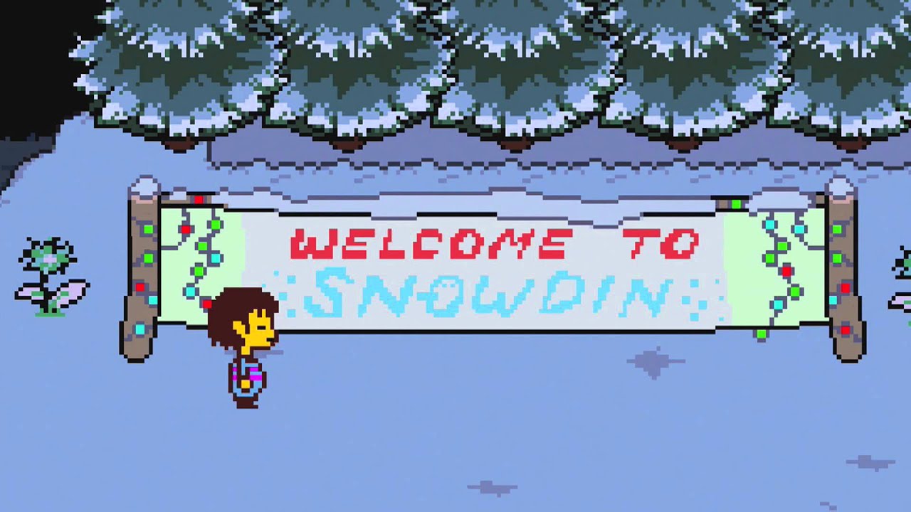 Undertale - Snowdin Town (glitched/8-bit version) - YouTube