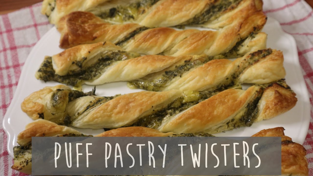 Vegan Puff Pastry Twisters // Blätterteigstangen - YouTube
