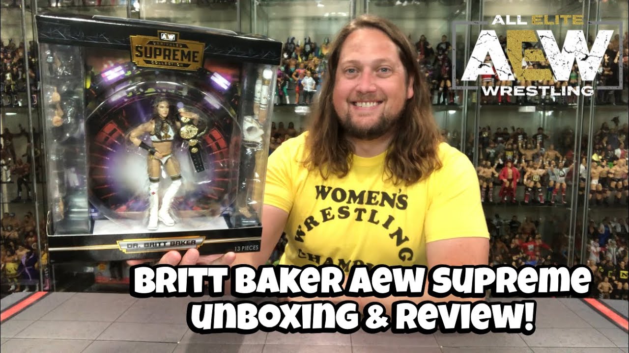 Britt Baker AEW Supreme Unboxing & Review! - YouTube