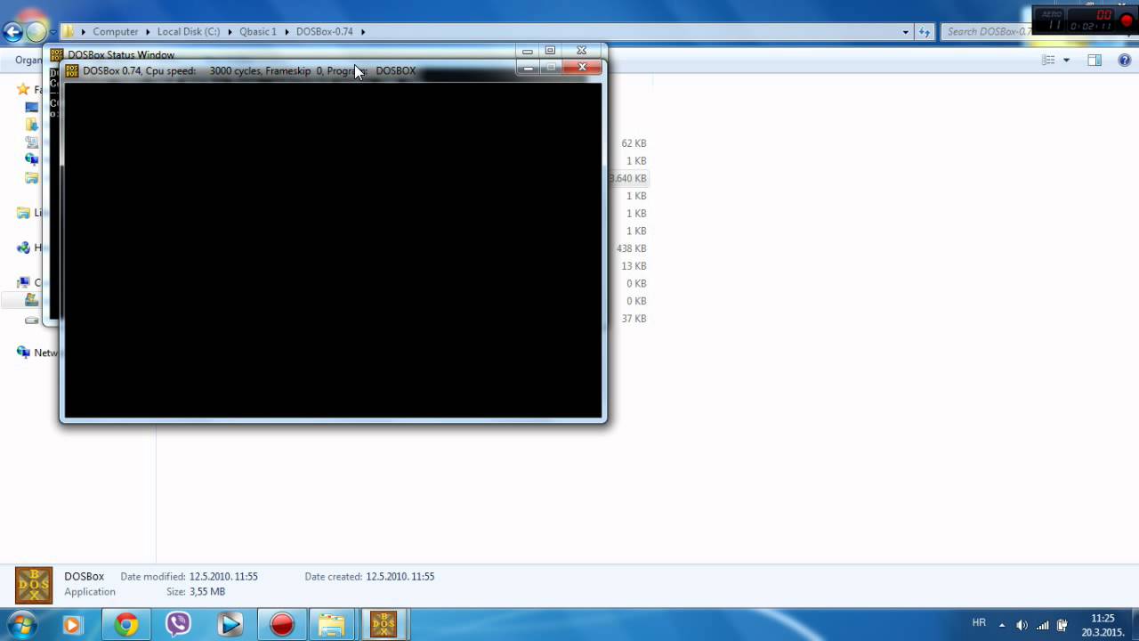Kako instalirati qbasic i kako ga pokrenuti! - YouTube