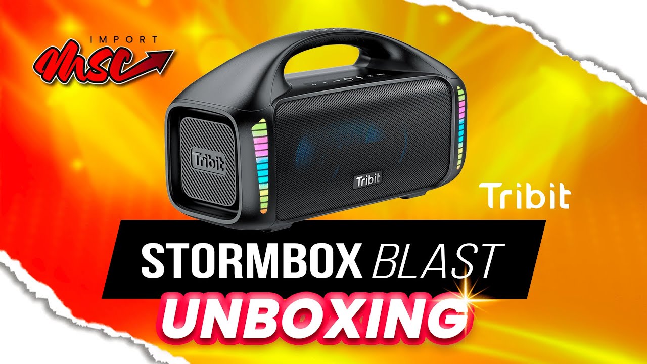 Tribit Stormbox Blast - UNBOXING 📦 y prueba de sonido 🔊 - YouTube