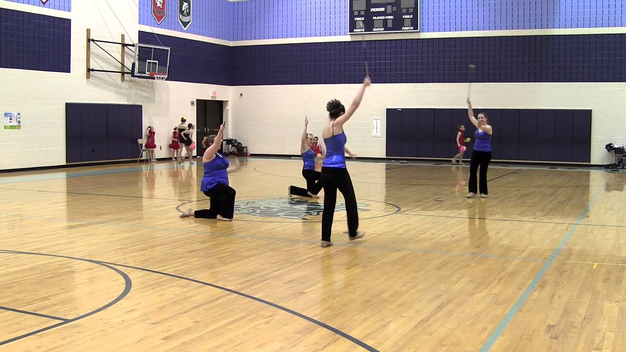 Twirling Routine 2-9-2014 - YouTube
