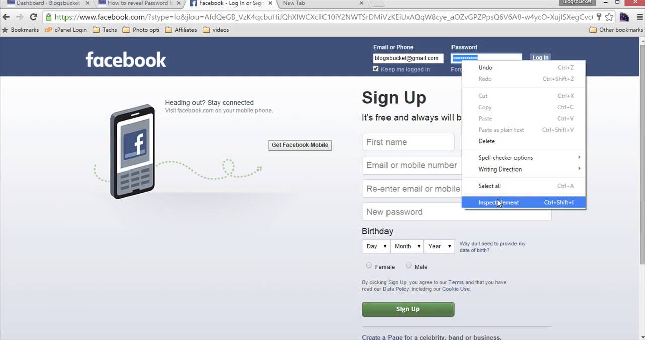How To Reveal Password Behind Asterisks - YouTube