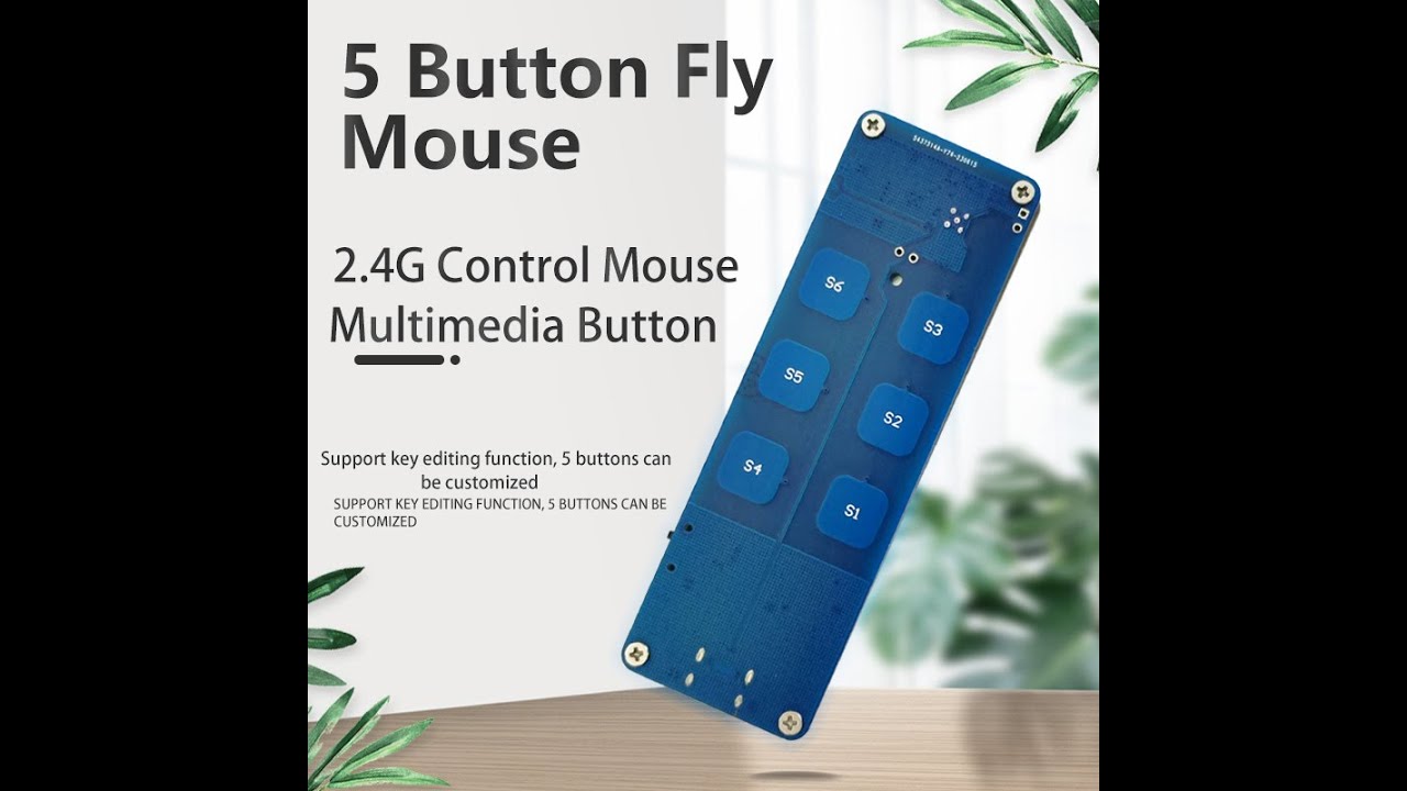 LC 5 Button Fly Mouse 2.4G Control Mouse - YouTube