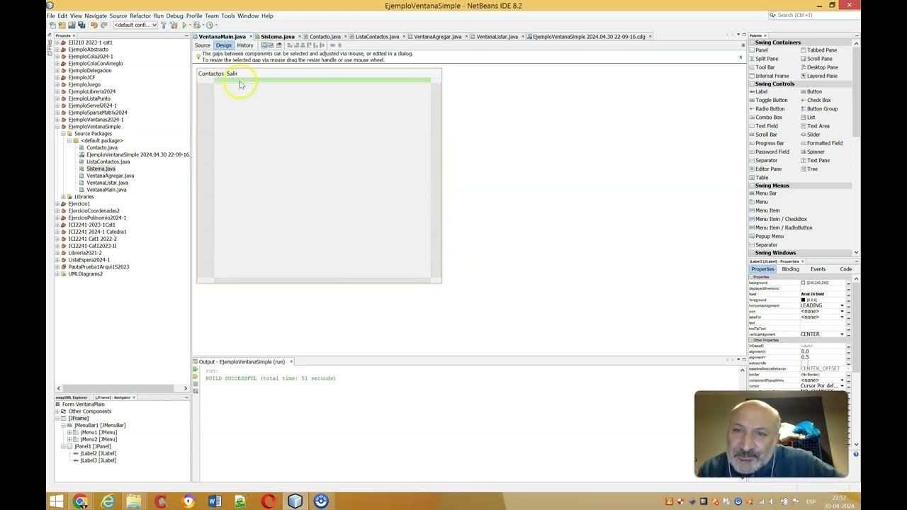 Ejemplo De Ventanas Swing en Java - YouTube