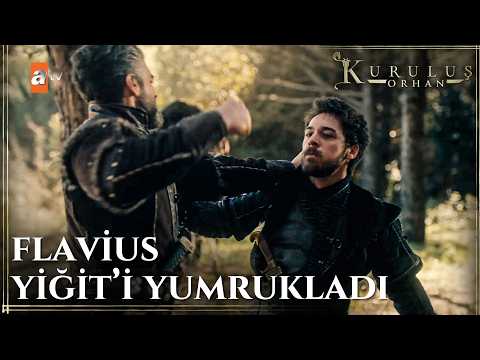 Flavius ile Yiğit kozlarını paylaşıyor - Kuruluş Orhan 16. Bölüm