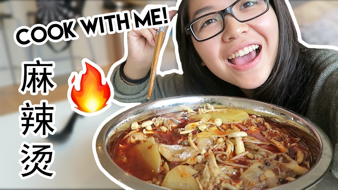 COOK WITH ME: Mala Tang Sichuan Hotpot (麻辣烫) | iamdazale - YouTube