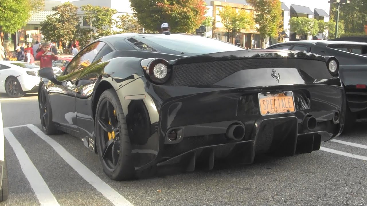 MURDERED OUT Ferrari 458 Speciale - SOUND! - YouTube