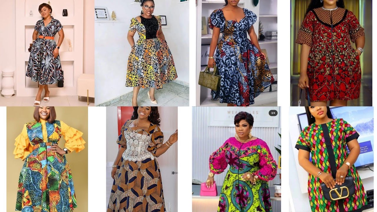 How To Style Ankra Dress for African Unique Ladies - YouTube