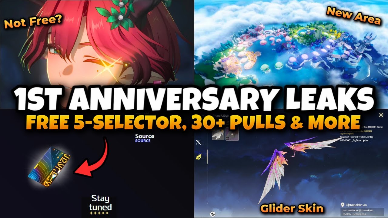 WUWA ANNIVERSARY REWARDS! INSANE SURPRISES, FREE 5-STAR, GLIDER SKIN ...