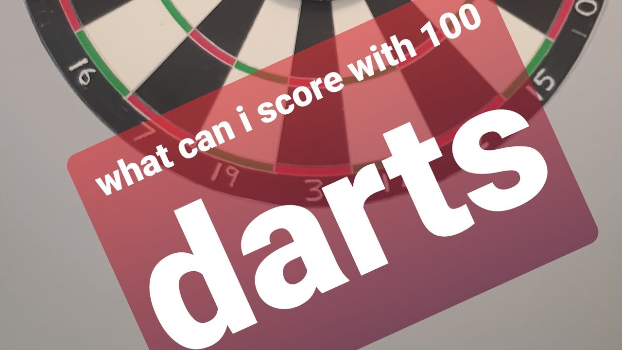 Throwing 100 darts a day for 30 days Day 1of30 #dartspractice # ...