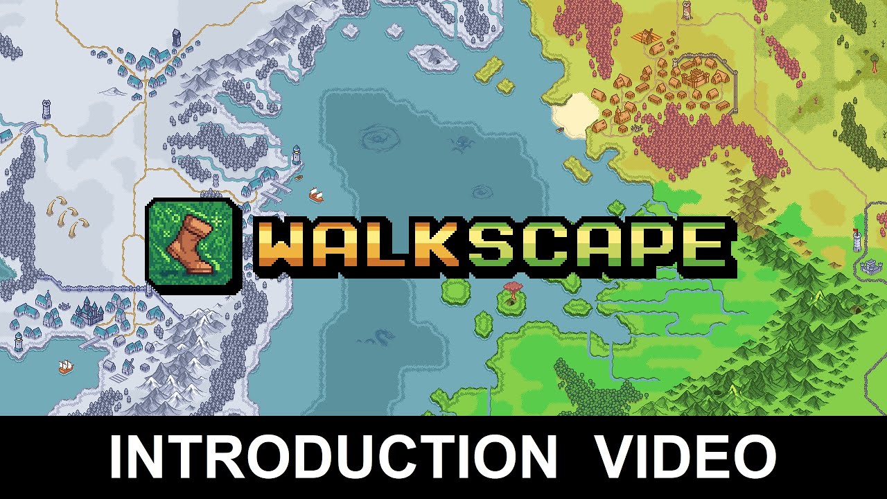 WalkScape: RPG, where you progress by walking in real life - YouTube