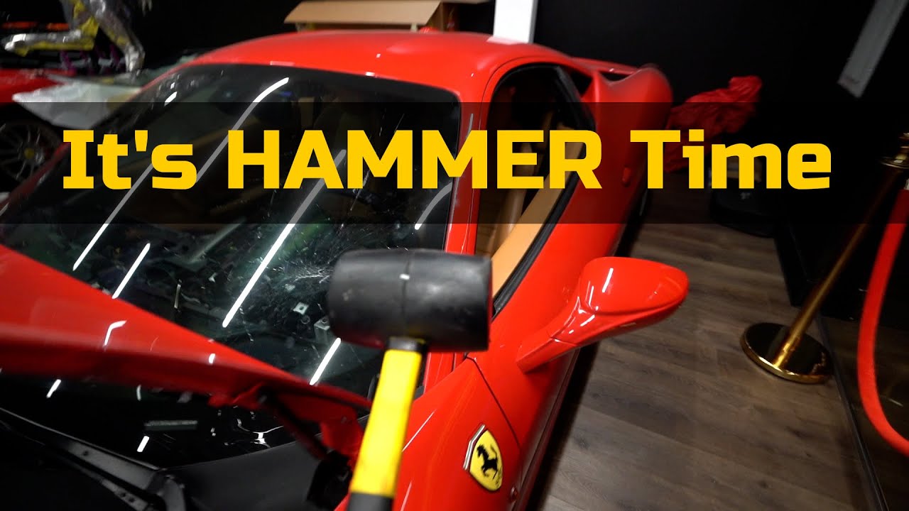 How STRONG is a FERRARI Windshield? - YouTube