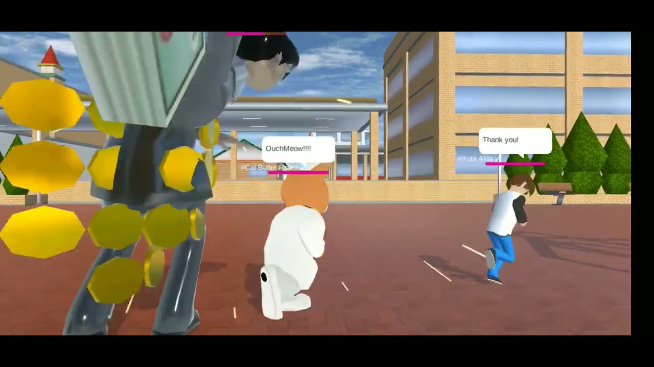 Cat Butler, yuta And yuki Vs Boss korup - YouTube