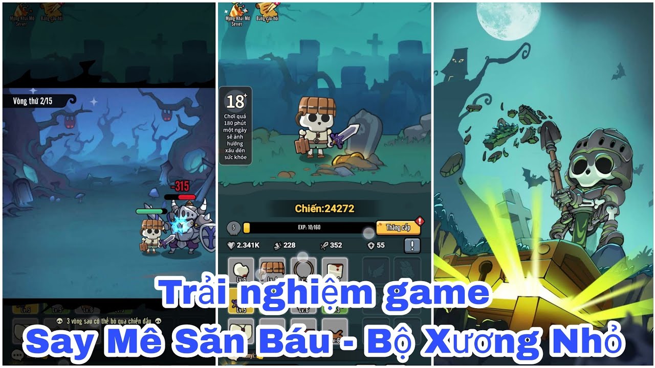 [ Game Mới ] Trải nghiệm game Say Mê Săn Báu - Bộ Xương Nhỏ - Bonehead ...
