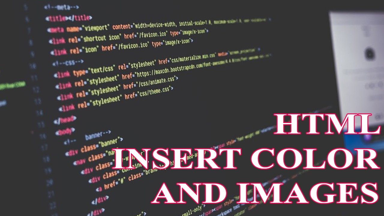 3 Insert Color and Image - YouTube