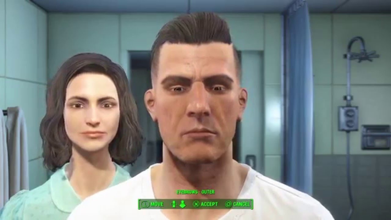 Fallout 4 Making Ronald Reagan in Character Creation - YouTube