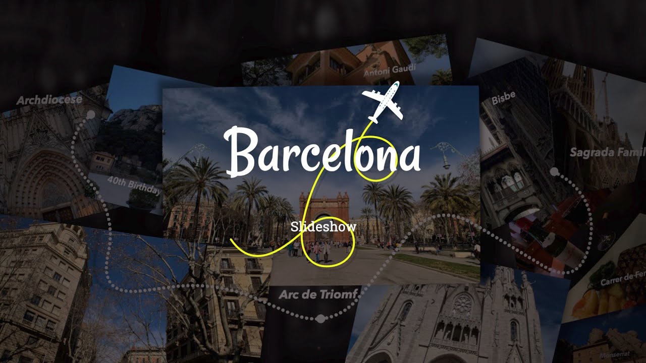 Barcelona 2019 Trip Slideshow Part 1 - YouTube