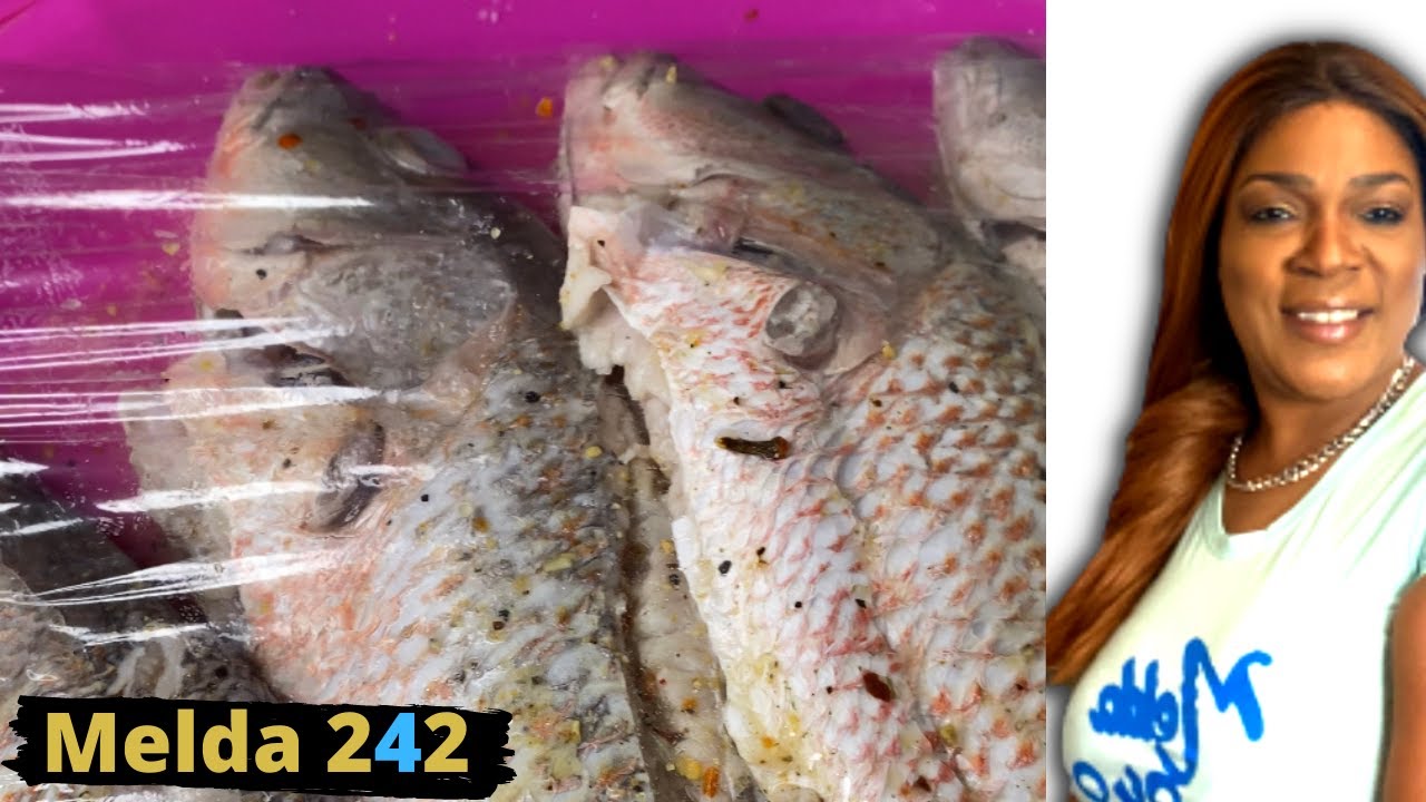 How to Season Gray Snappers (Bahamian Cooking) - YouTube