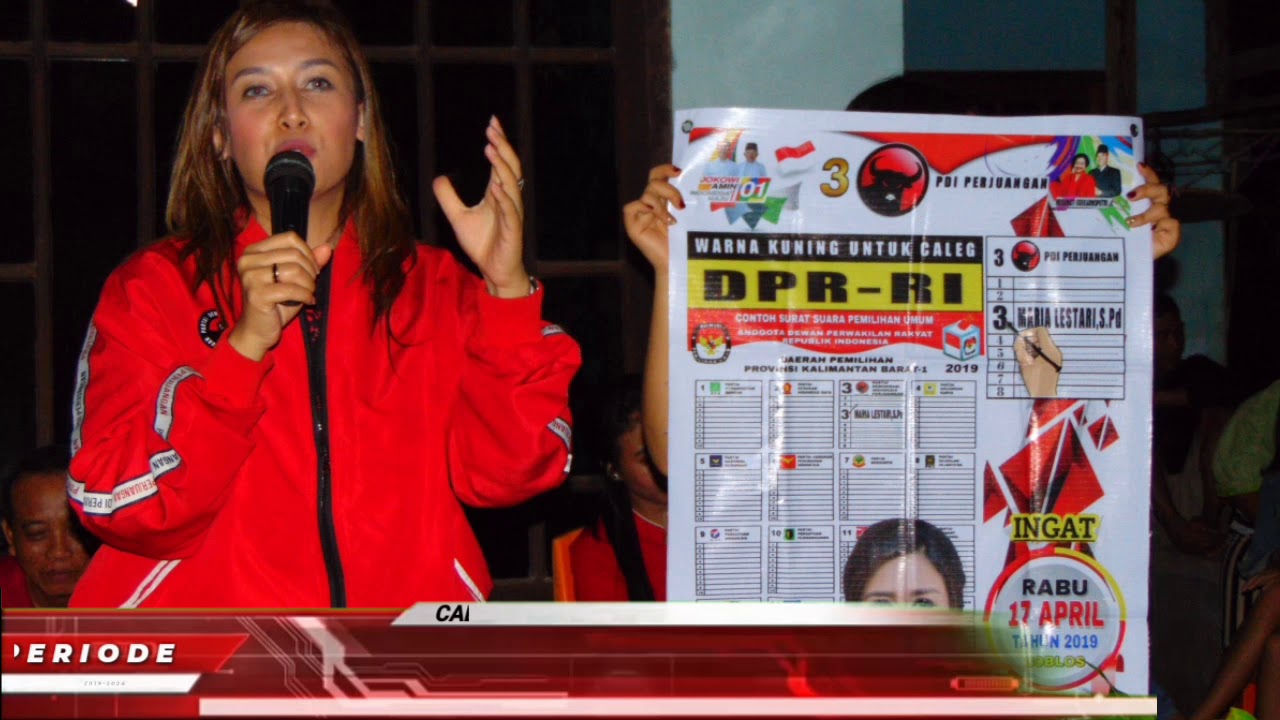 MARIA LESTARI, S.Pd FOR DPR-RI - YouTube