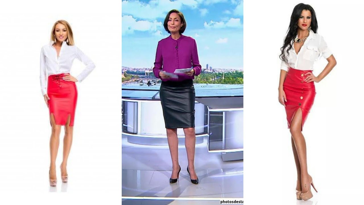 wonderful and classy leather latex of office wear Lather Dre's designs ...