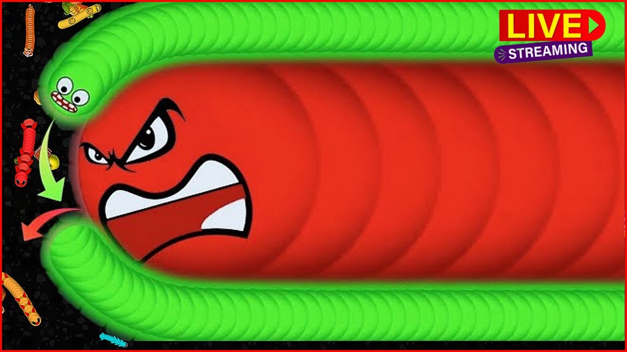 Snake game live | 🐍worms zone multiplayer | worms zone live 2024 ...