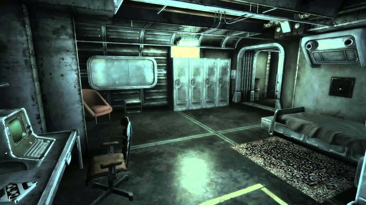 Fallout 3: Vault 101 Ambient Bedroom Sound for 1 Hour - YouTube