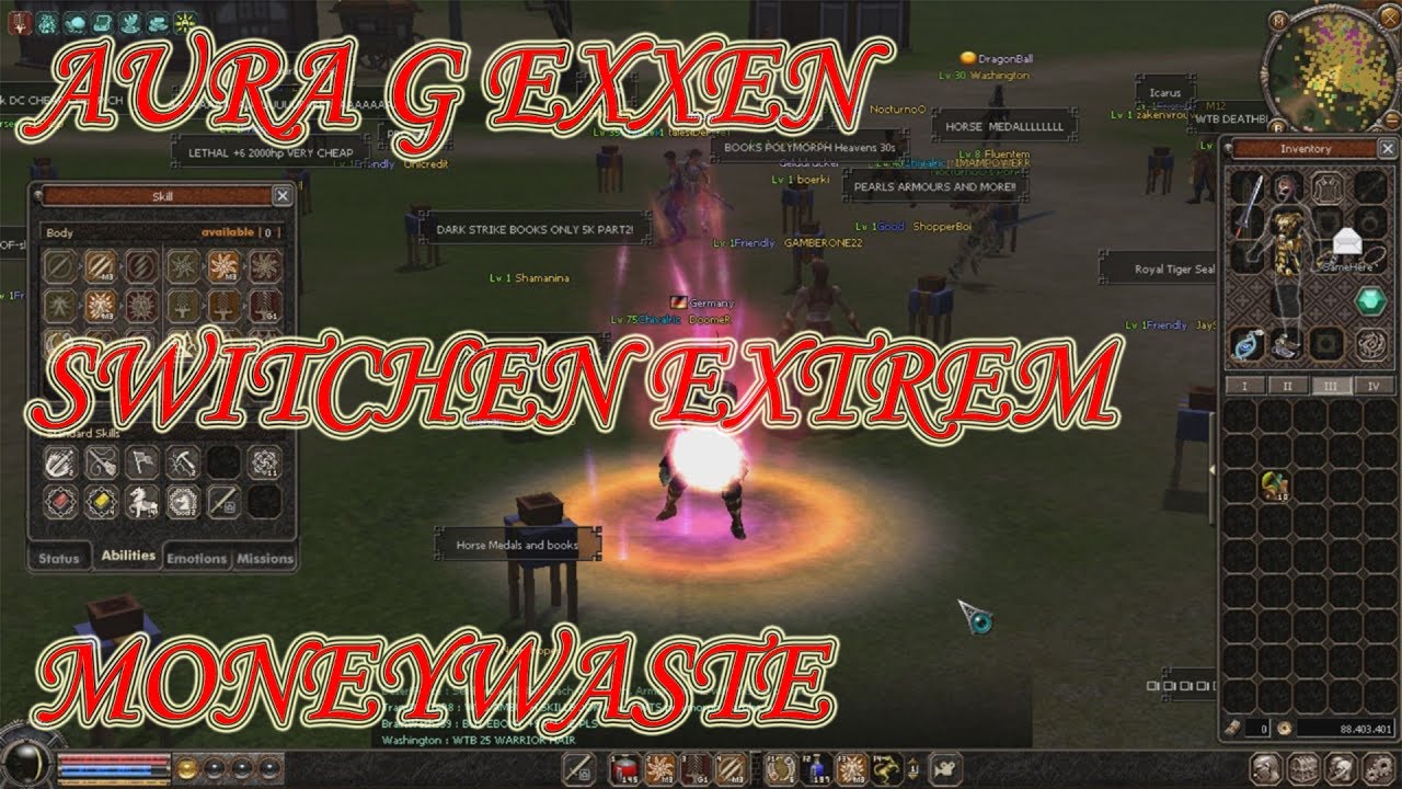 METIN2 [GLOBAL] AURA G || SWITCHEN EXTREME || MONEYWASTE DoomeR - YouTube