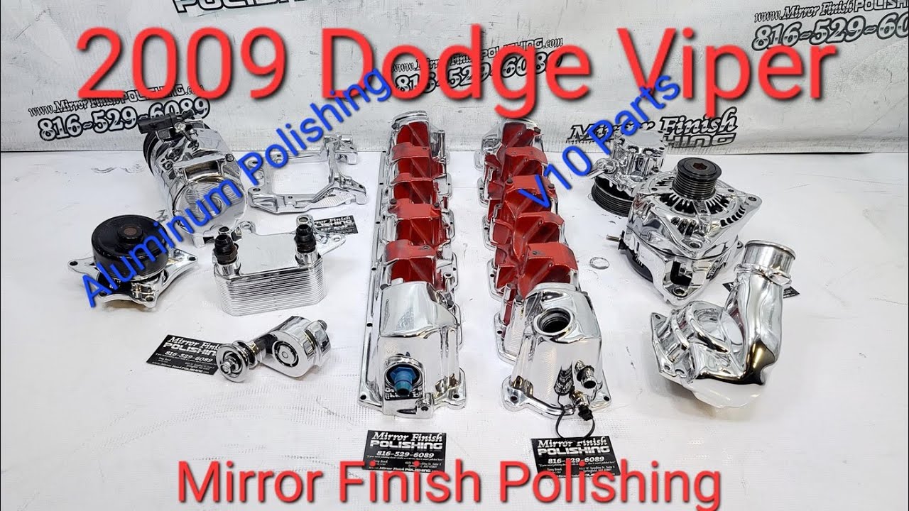 2009 Dodge Viper Engine Parts - Full Polishing Services - by Mirror ...