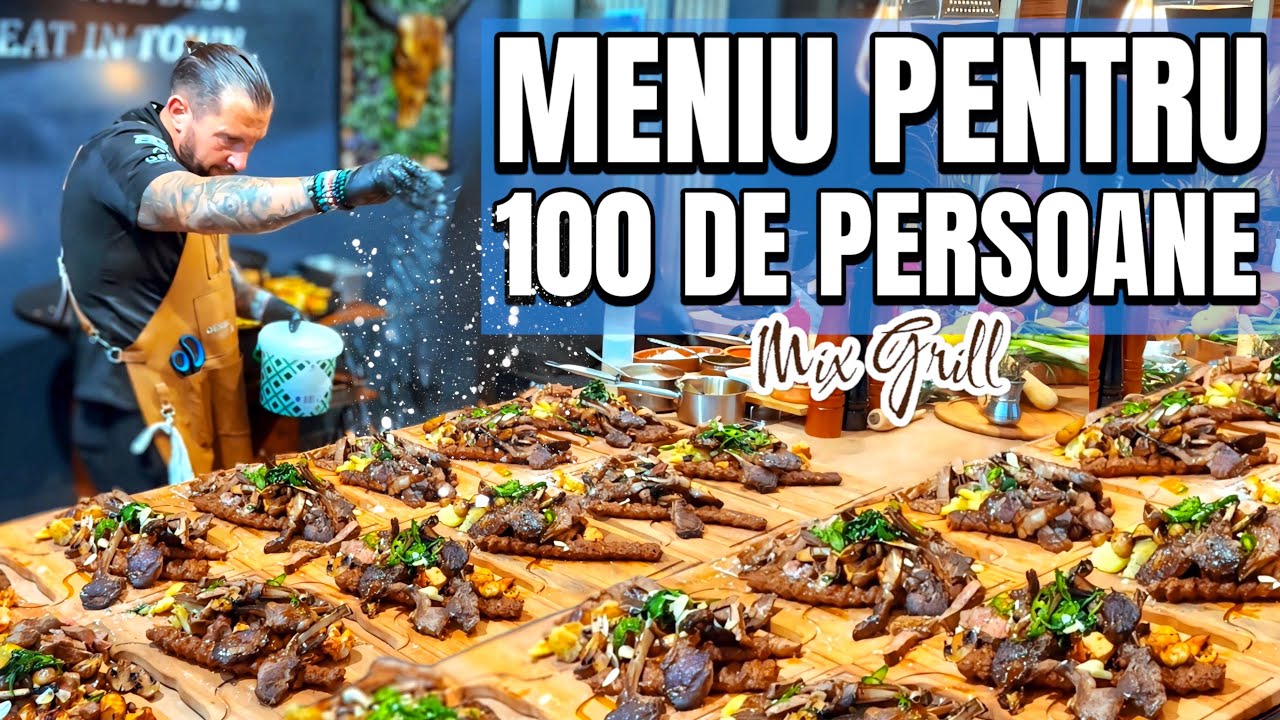 Experiență Culinara de Excepție: Meniu Mix Grill pentru 100 de Persoane ...