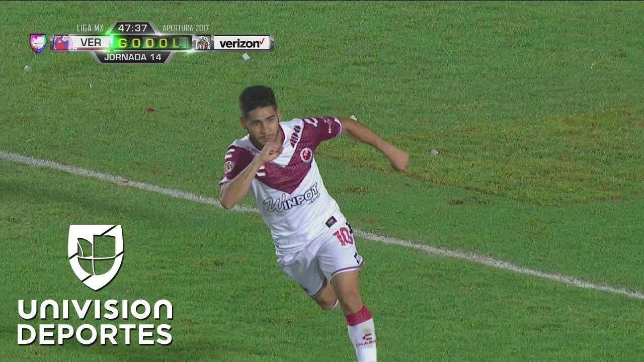 De habilidad y precisión, Daniel Villalva hace el 1-2 de Veracruz ante ...