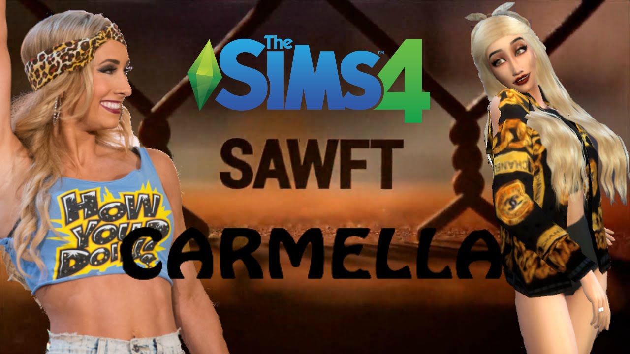 Sims 4 Create-A-Sim: WWE Carmella Inspired - YouTube
