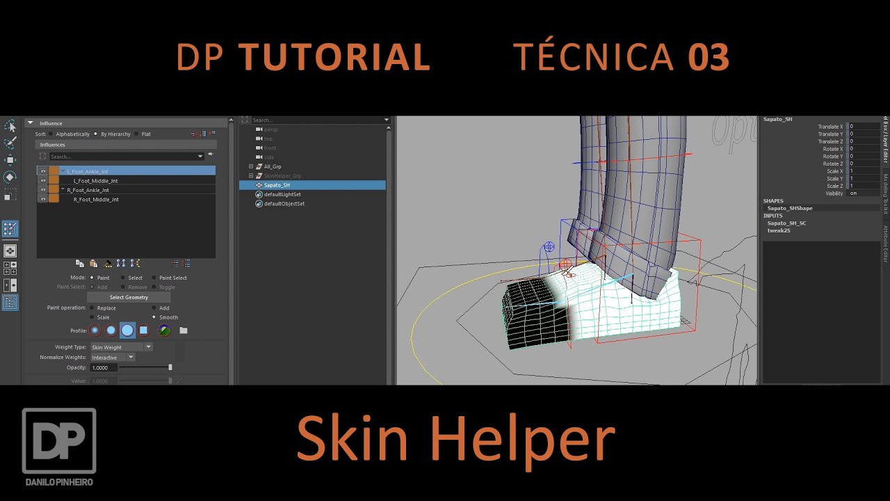Tutorial - dpTecnica 03 - SkinHelper - YouTube