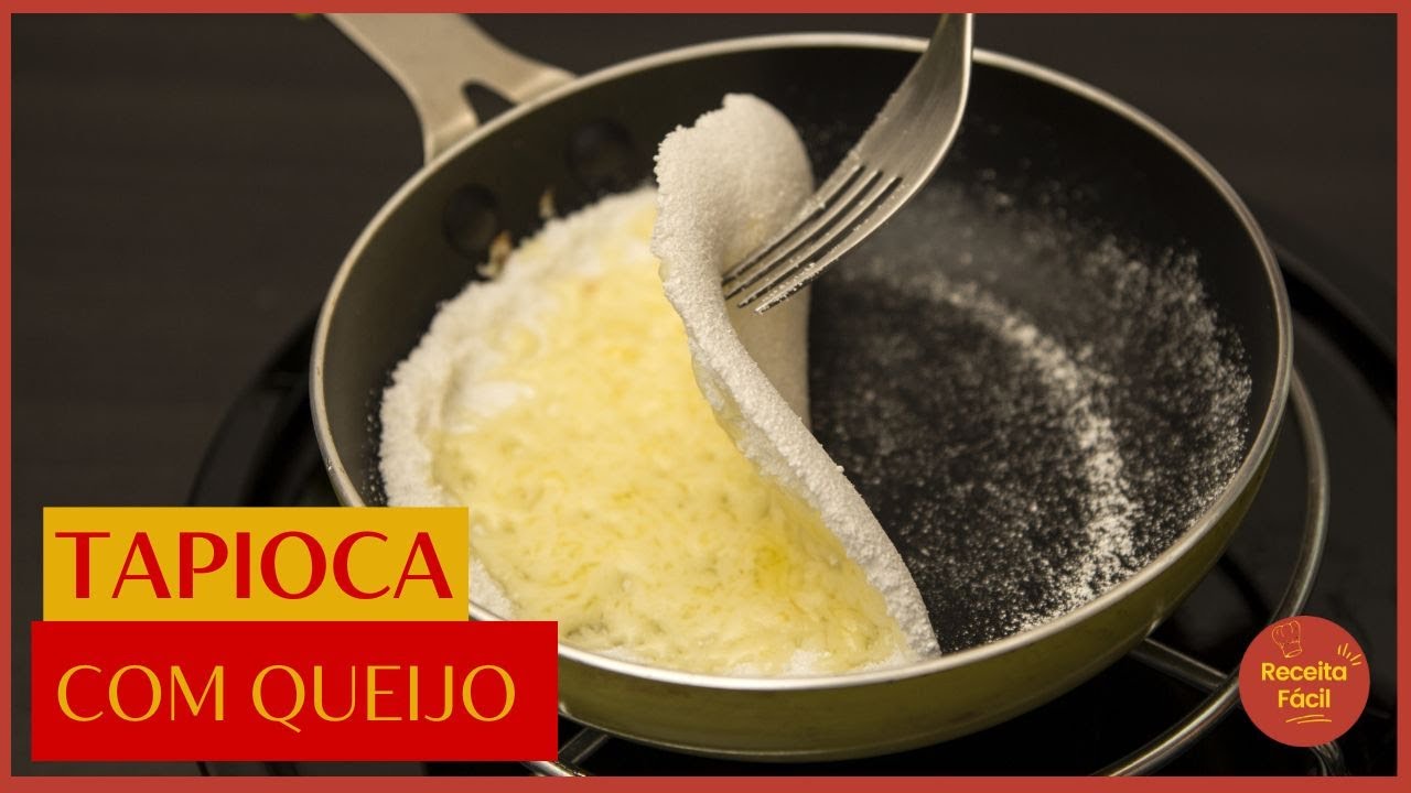 TAPIOCA COM QUEIJO RECEITA FÁCIL | TAPIOCA DO CASAL FRANÇA | FAZER ...