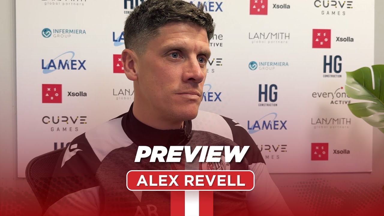 Alex Revell previews Mansfield Town (H) | Pre-Match Interview - YouTube