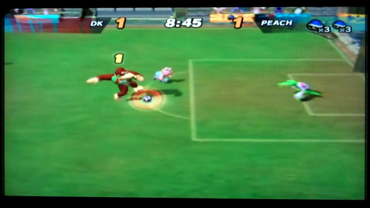 Mario Smash Football Nintendo Gamecube Gameplay - YouTube
