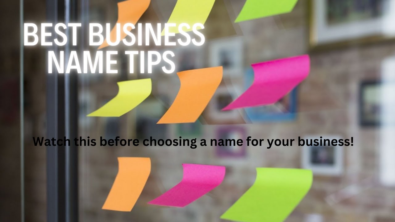 "How to Name Your Business for Success | Branding & Marketing Tips ...