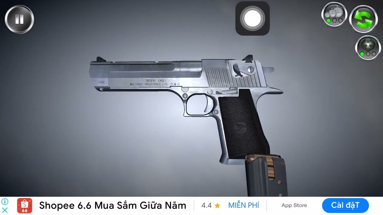Desert Eagle reload - YouTube